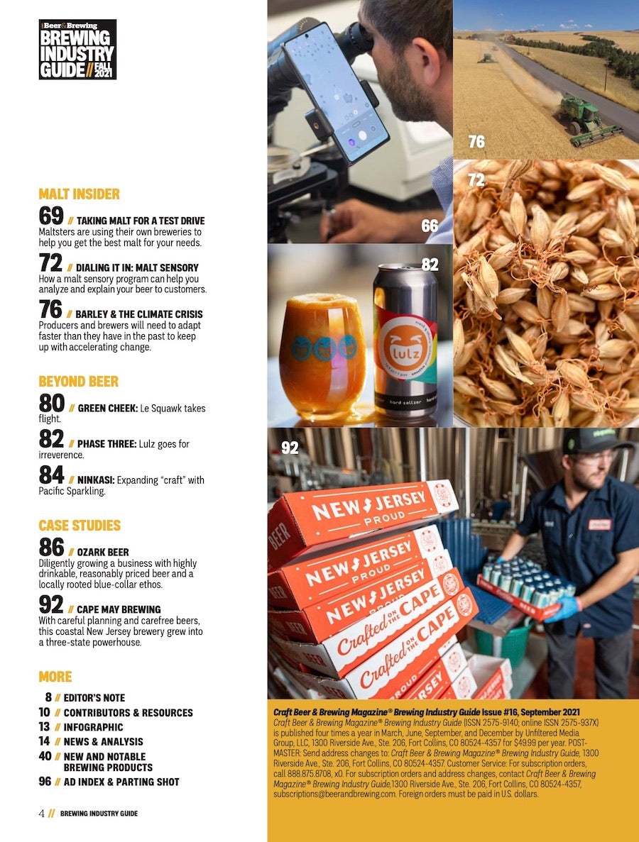 Brewing Industry Guide Fall 2021 – Craft Beer & Brewing