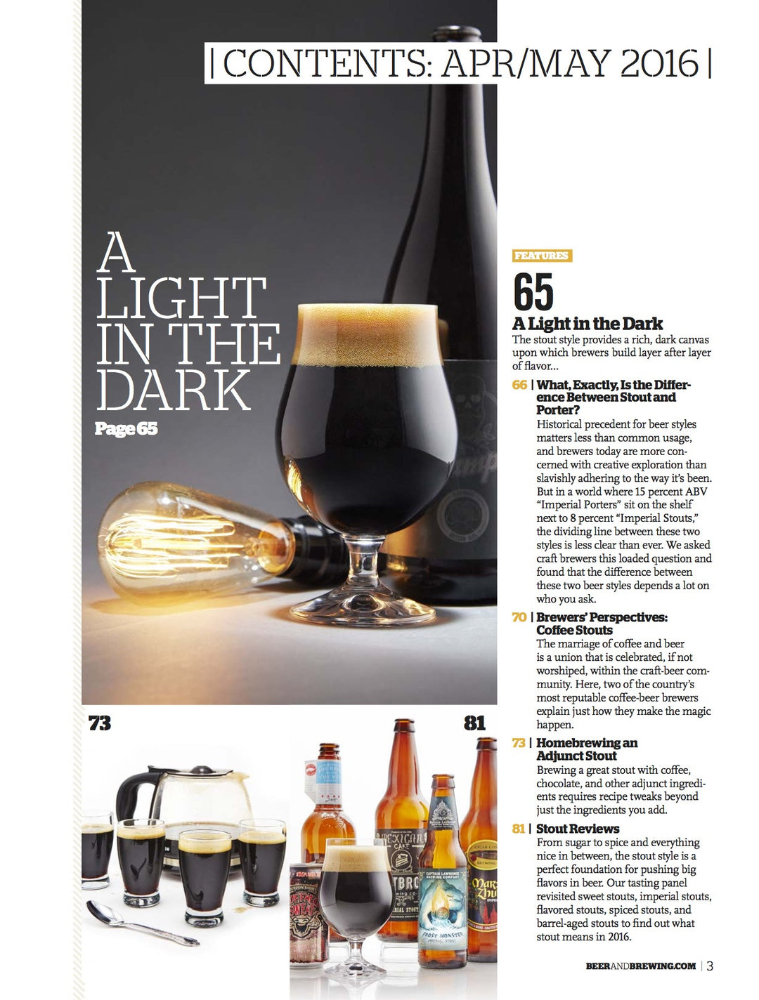 April-May 2016 Issue (Print) – Craft Beer & Brewing