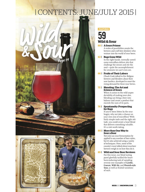 June-July 2015 Issue (Wild & Sour) – Craft Beer & Brewing